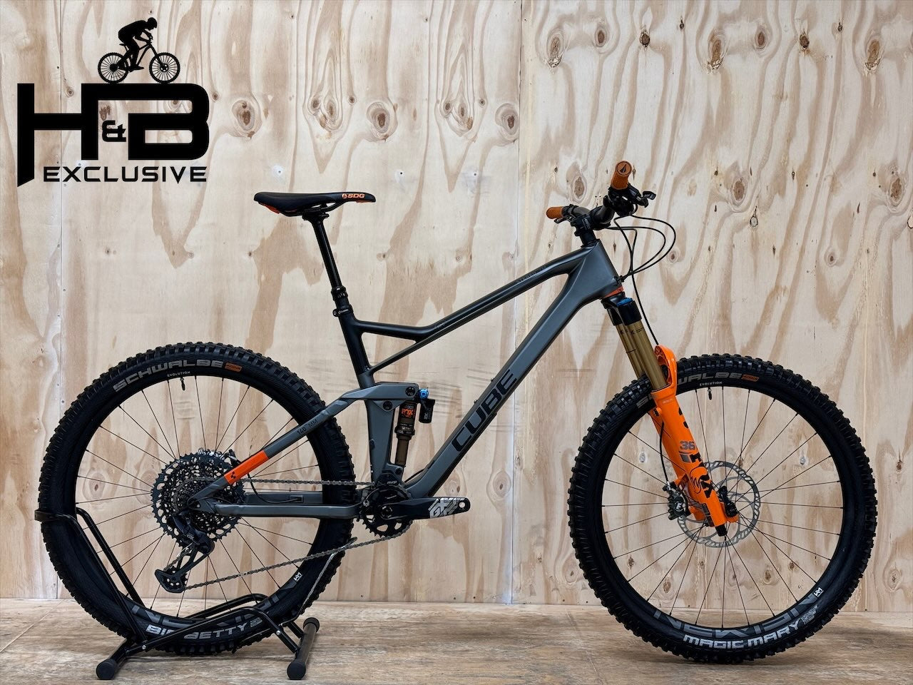 Cube Stereo 140 TM mountain bike Refurbished Used mountain bike – H&B ...